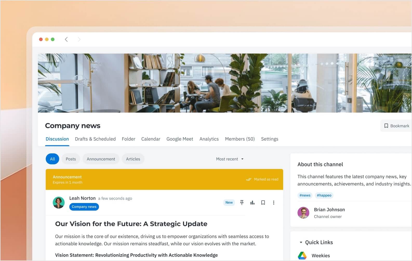 An all-in-one intranet, made simple | Happeo