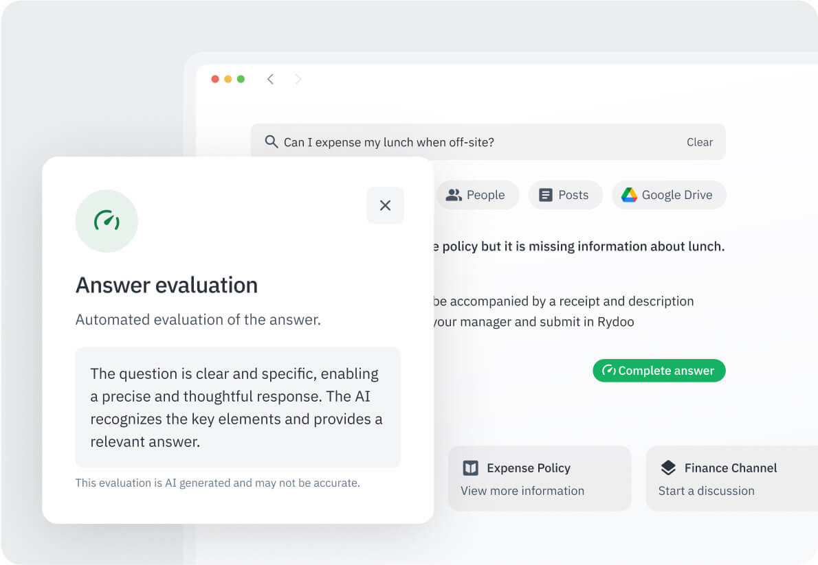 AI powered Intranet search | Happeo