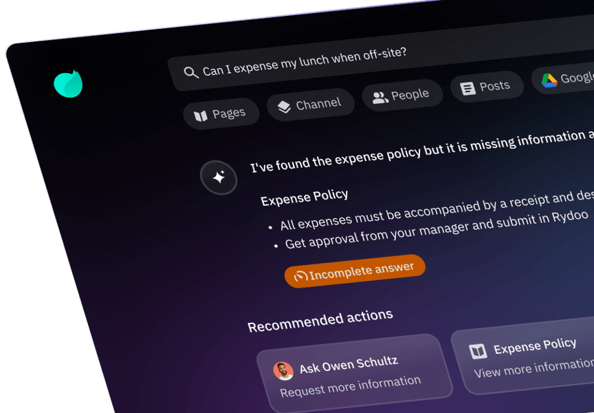 AI powered Intranet search | Happeo