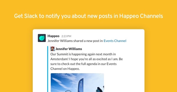 Press release: Happeo integration with Slack & Google – InternalPortal.com