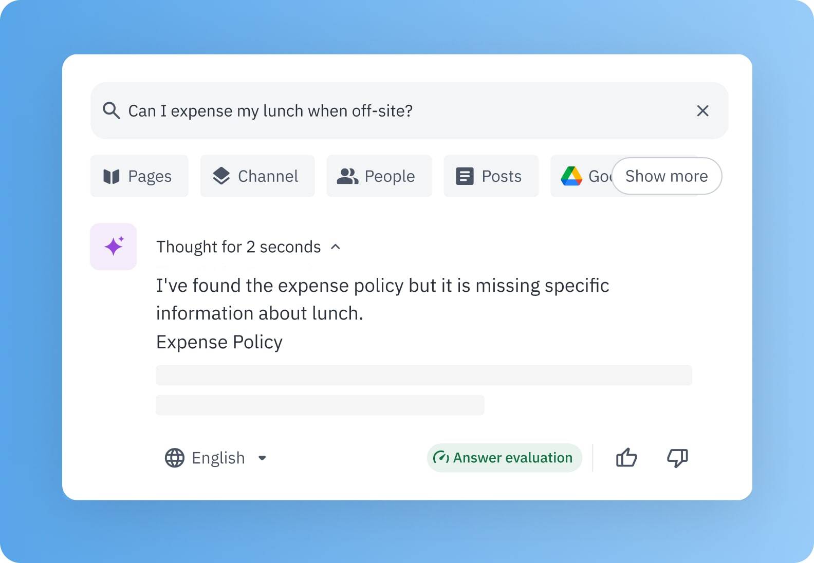 AI powered Intranet search | Happeo
