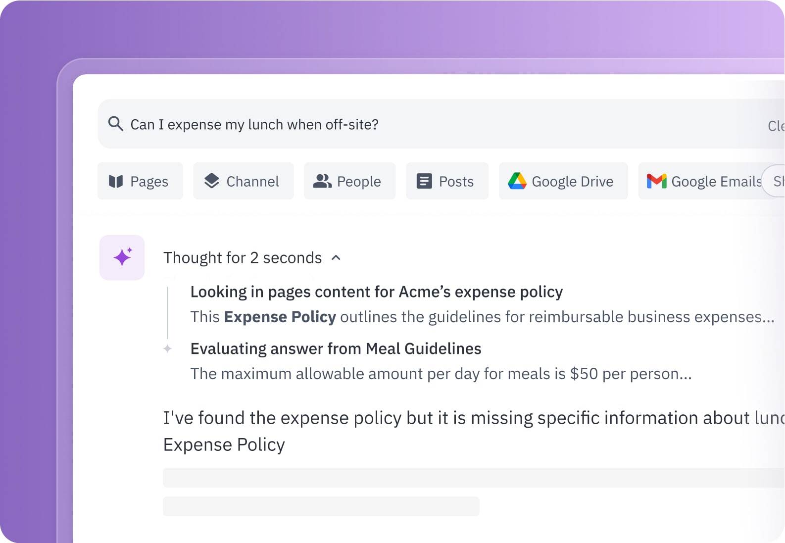 AI powered Intranet search | Happeo