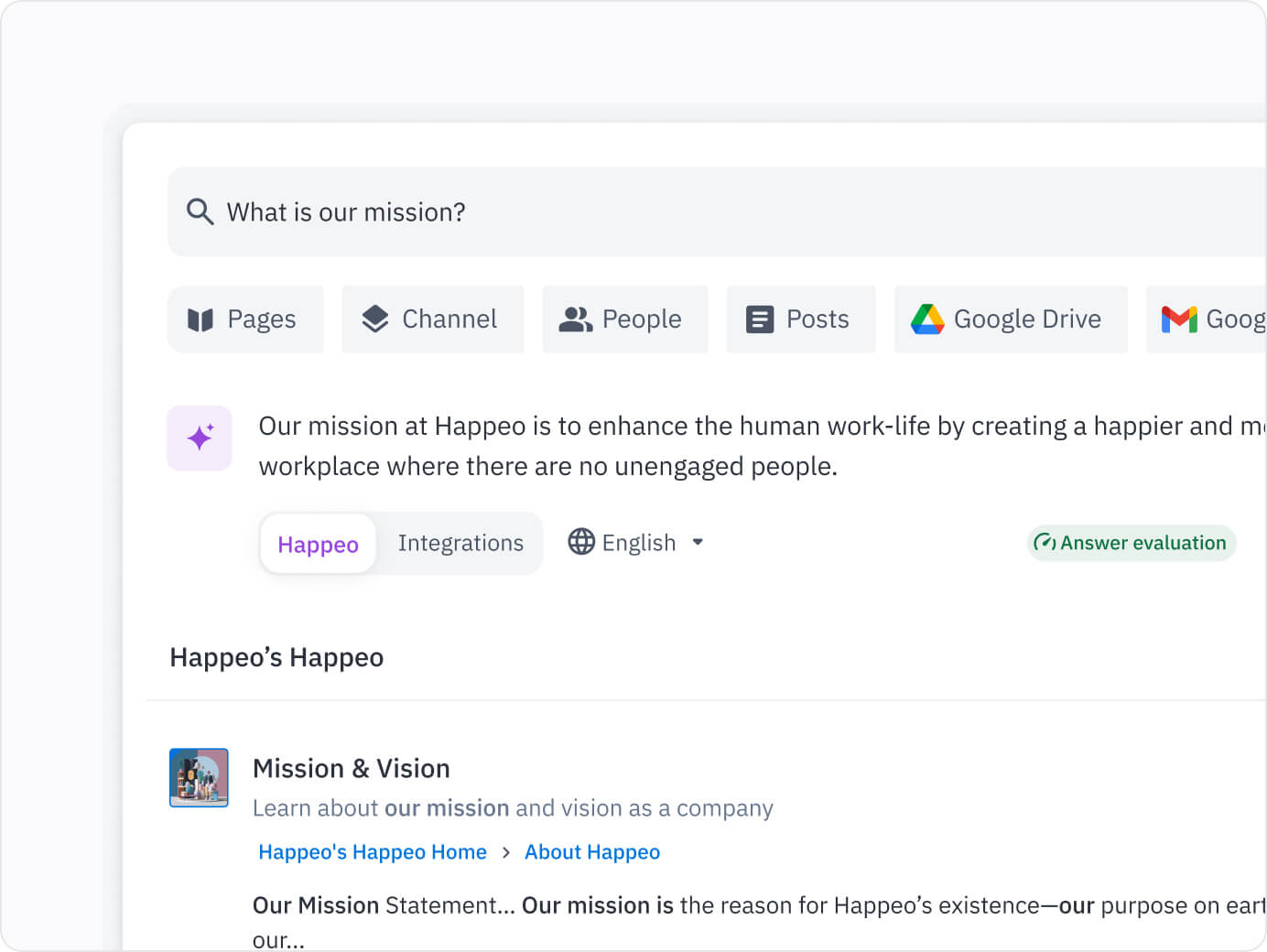 Unlock the power knowledge with robust enterprise search | Happeo