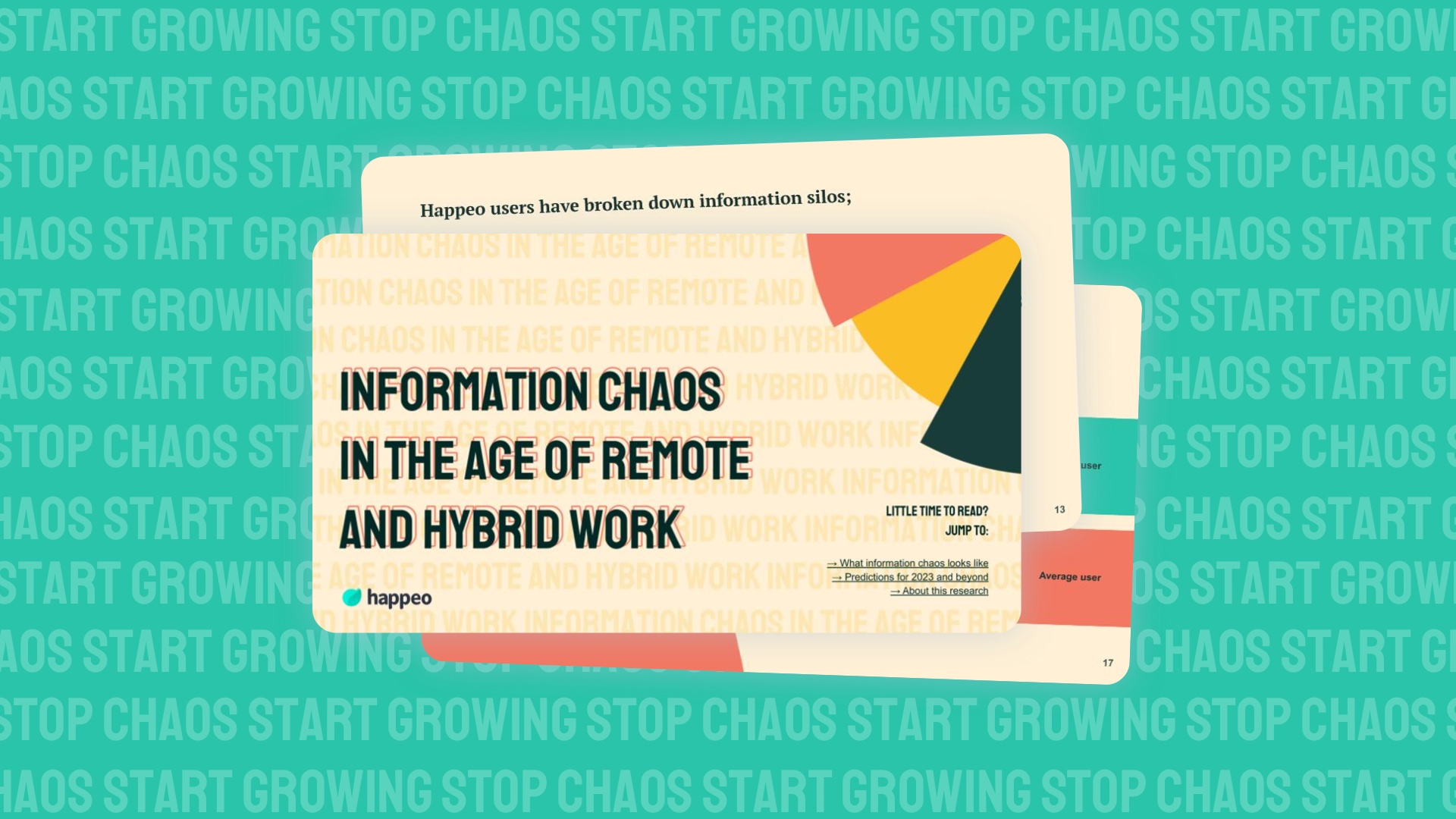 Stop information chaos, start growing | Happeo